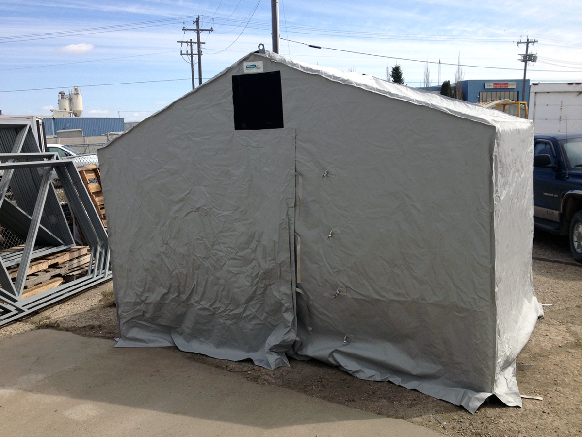 Collapsible Welding Tents - Pierce Co. Manufacturers Ltd.